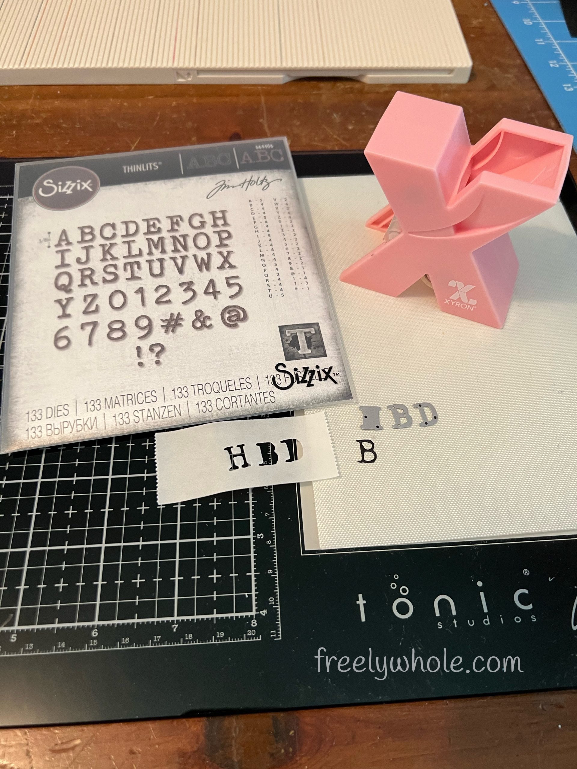 Unique Embossed Pocket & Tag - freely whole {living}