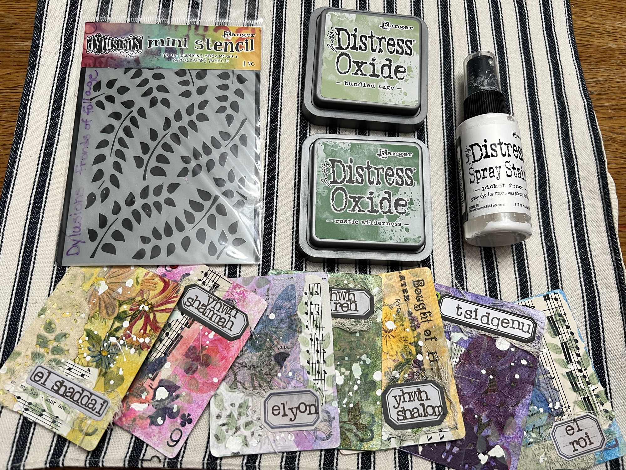 Mixed Media Prayer Cards - freely whole {living}